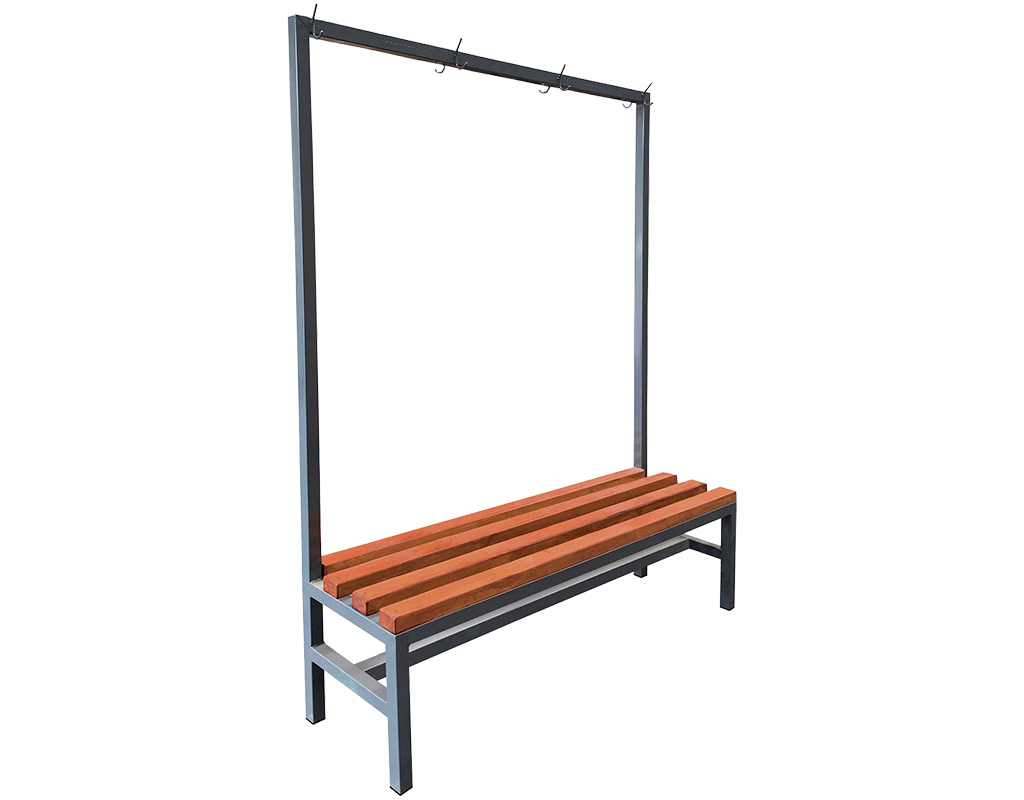 Banca Metálica Simple 2 m C/Colgante – Punto Lockers